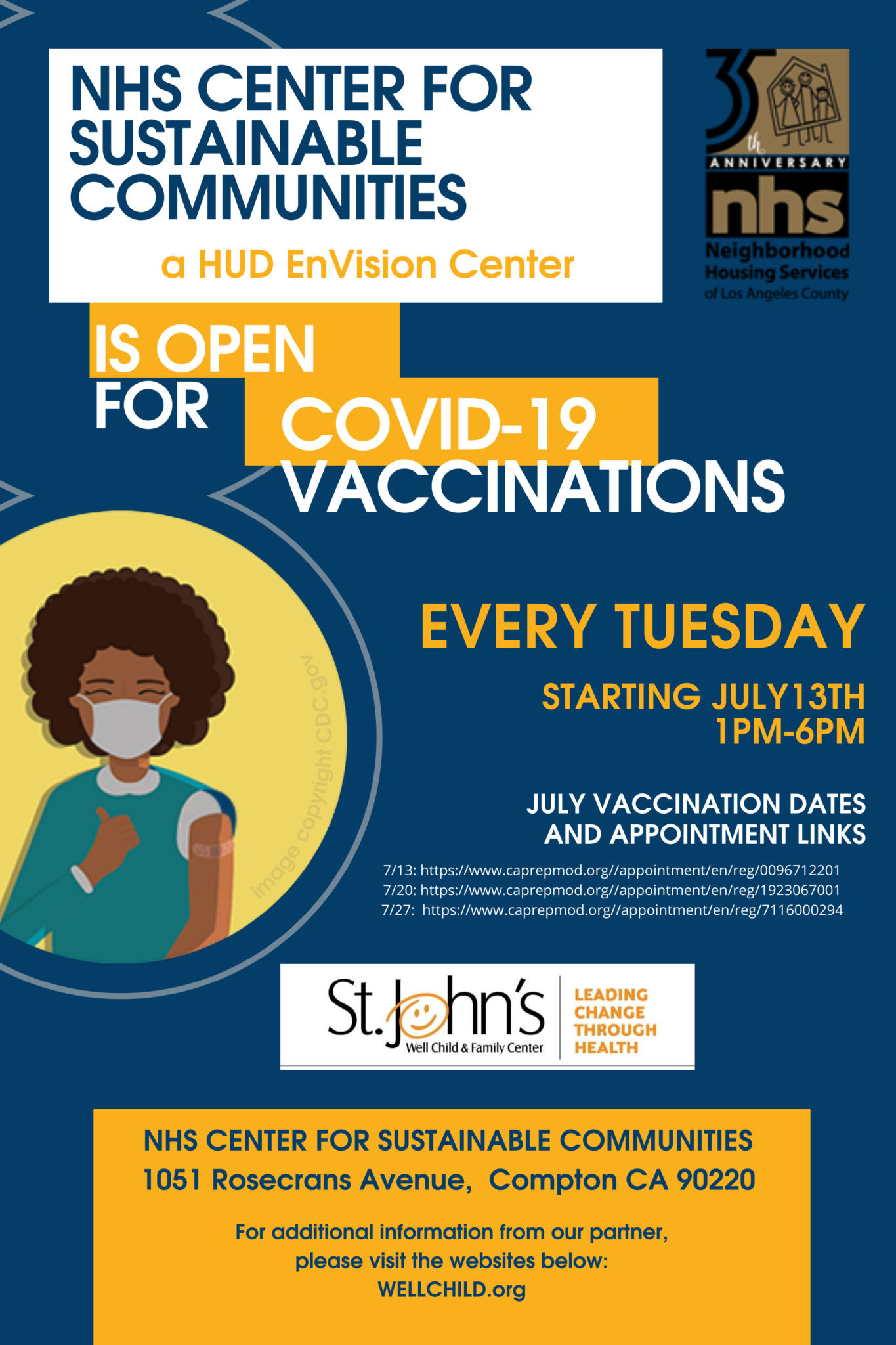 NHS Center For Sustainable Communities Now Open for COVID-19 ...